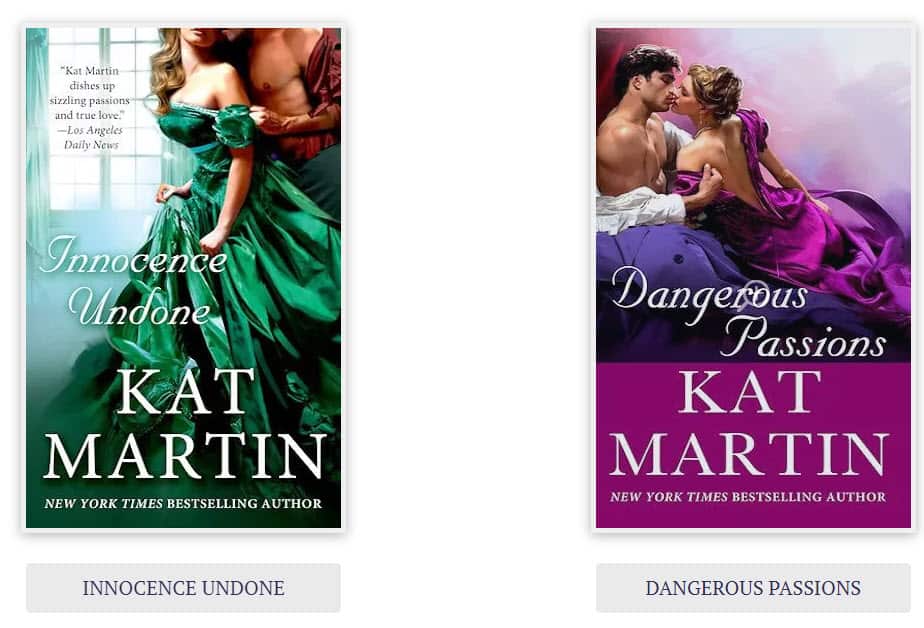 Two Book Series 2 - Kat Martin